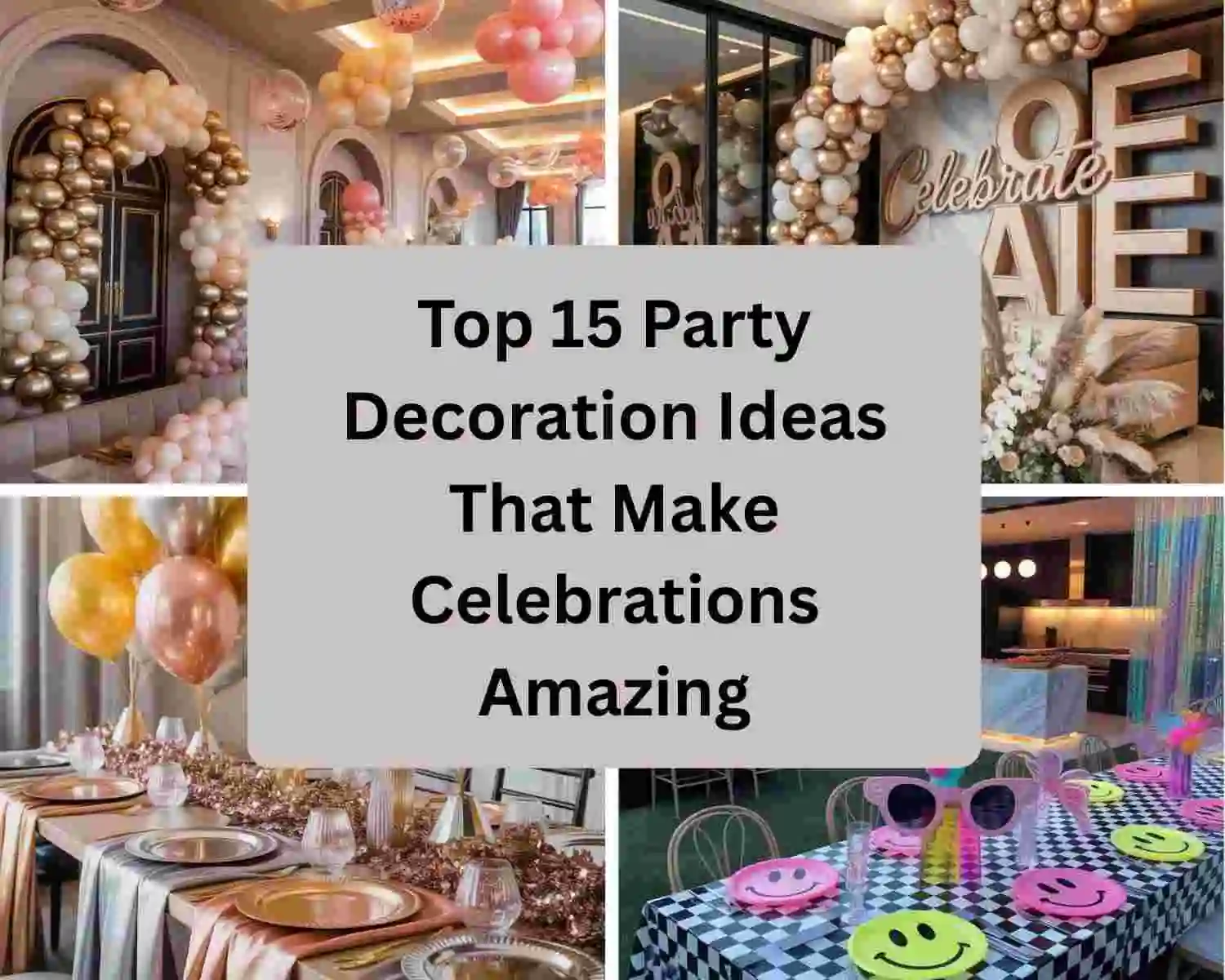 Top 15 Party Decoration Ideas That Make Celebrations Amazing